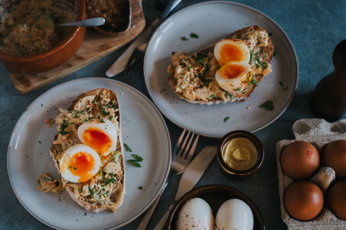 Greendale Breakfast Crab & Eggs Recipe | Greendale Farm Shop