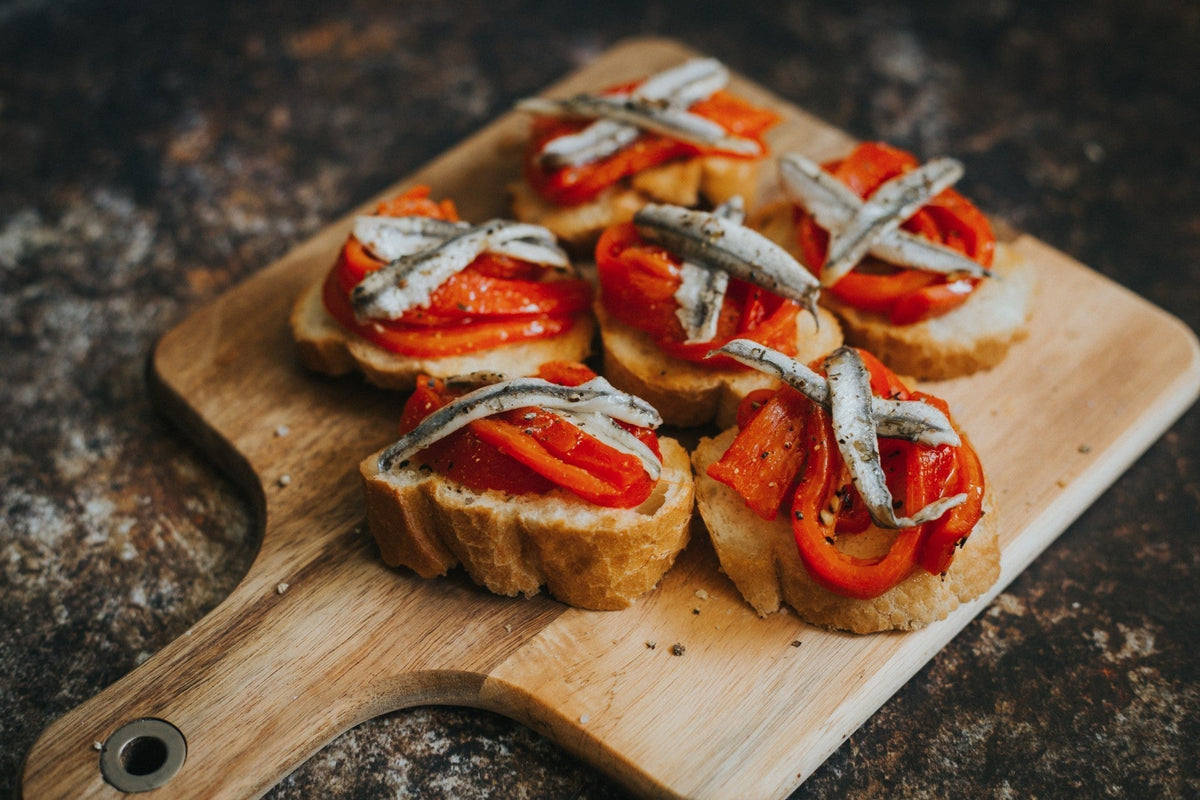 Roasted Red Pepper & Anchovy Toasts | Greendale Farm Shop