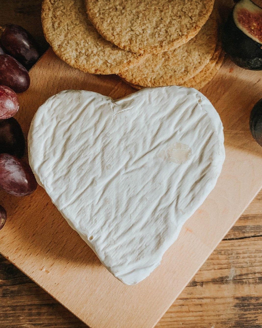 Baron Bigod Heart Shaped Brie Cheese | Greendale Farm Shop