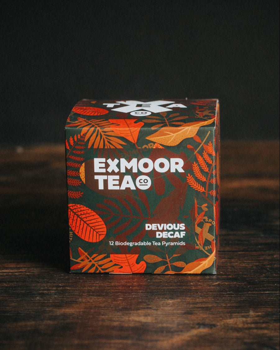 Exmoor Tea Co. Devious Decaf Tea Pyramids | Greendale Farm Shop