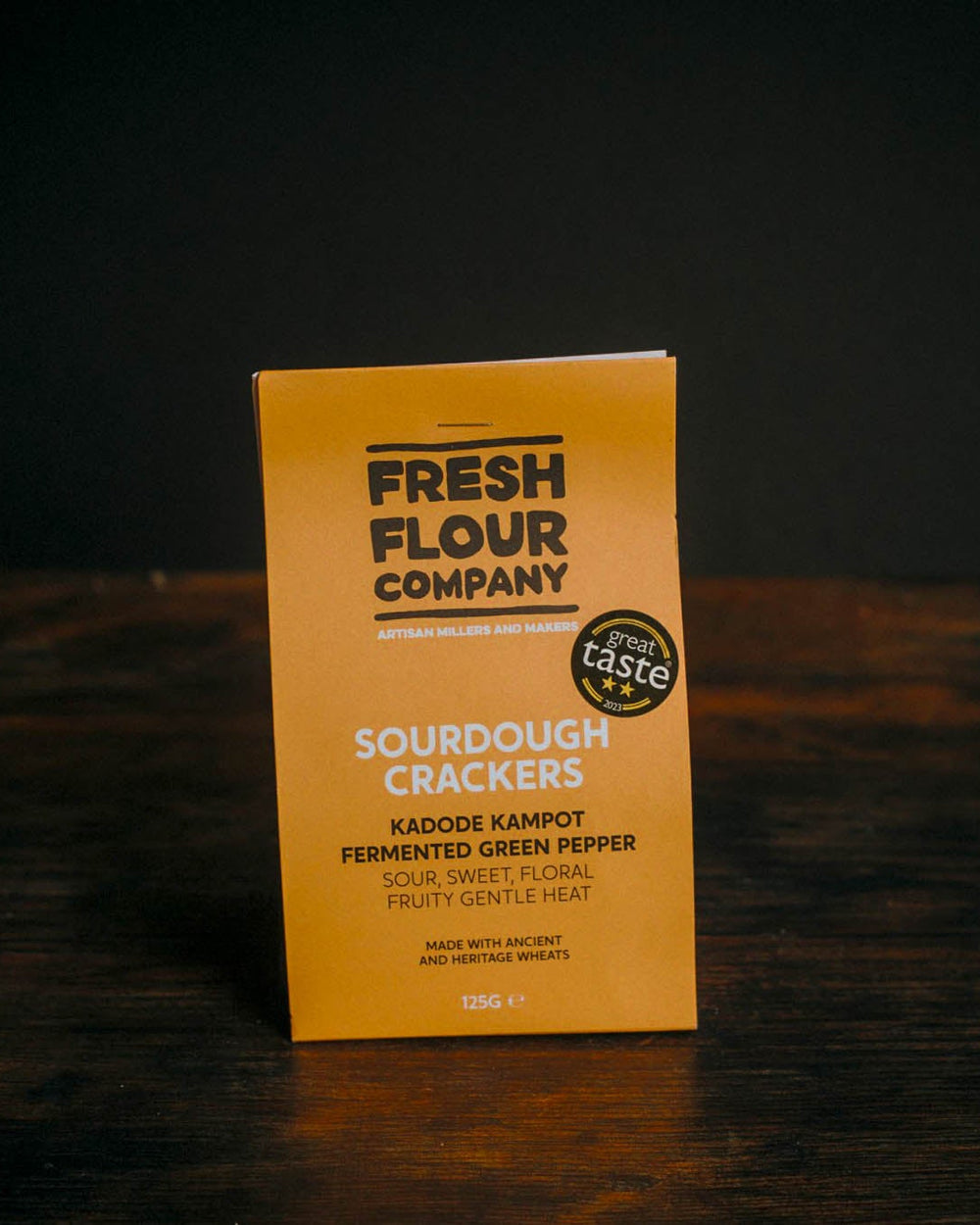 Fresh Flour Sourdough Crackers Fermented Green Pepper | Greendale Farm Shop