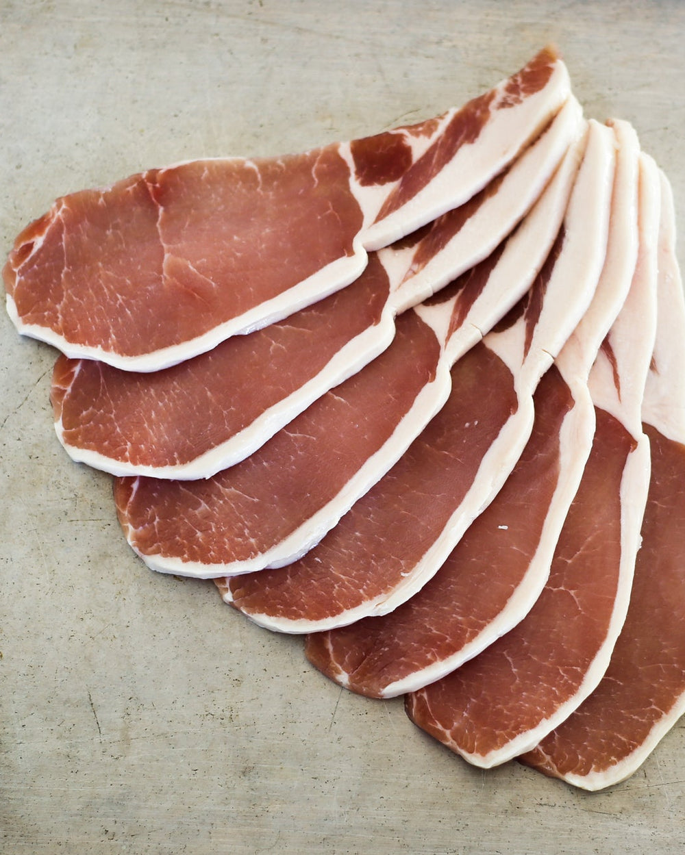 Dry Cured Back Bacon Slices | Greendale Farm Shop