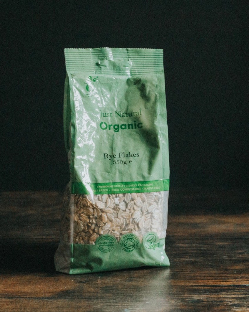 Just Natural Organic Rye Flakes | Greendale Farm Shop
