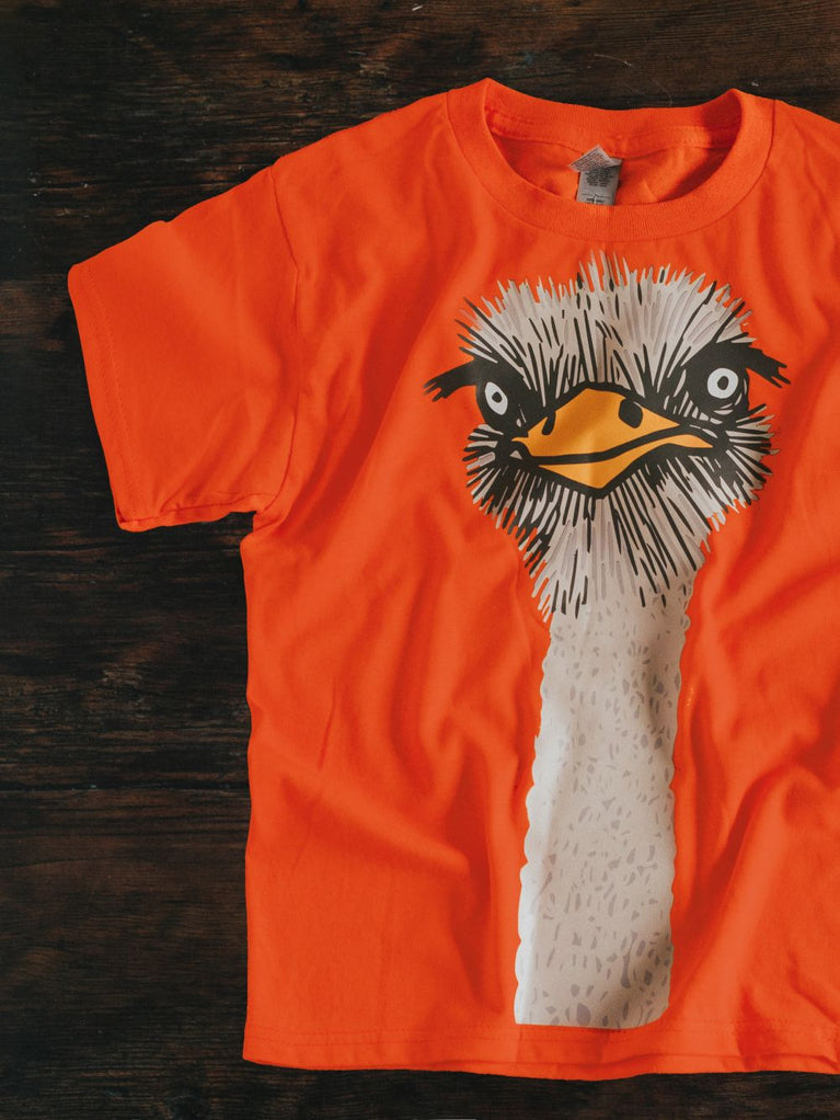 Greendale Oscar The Ostrich T-Shirt - Orange | Online Gifting ...