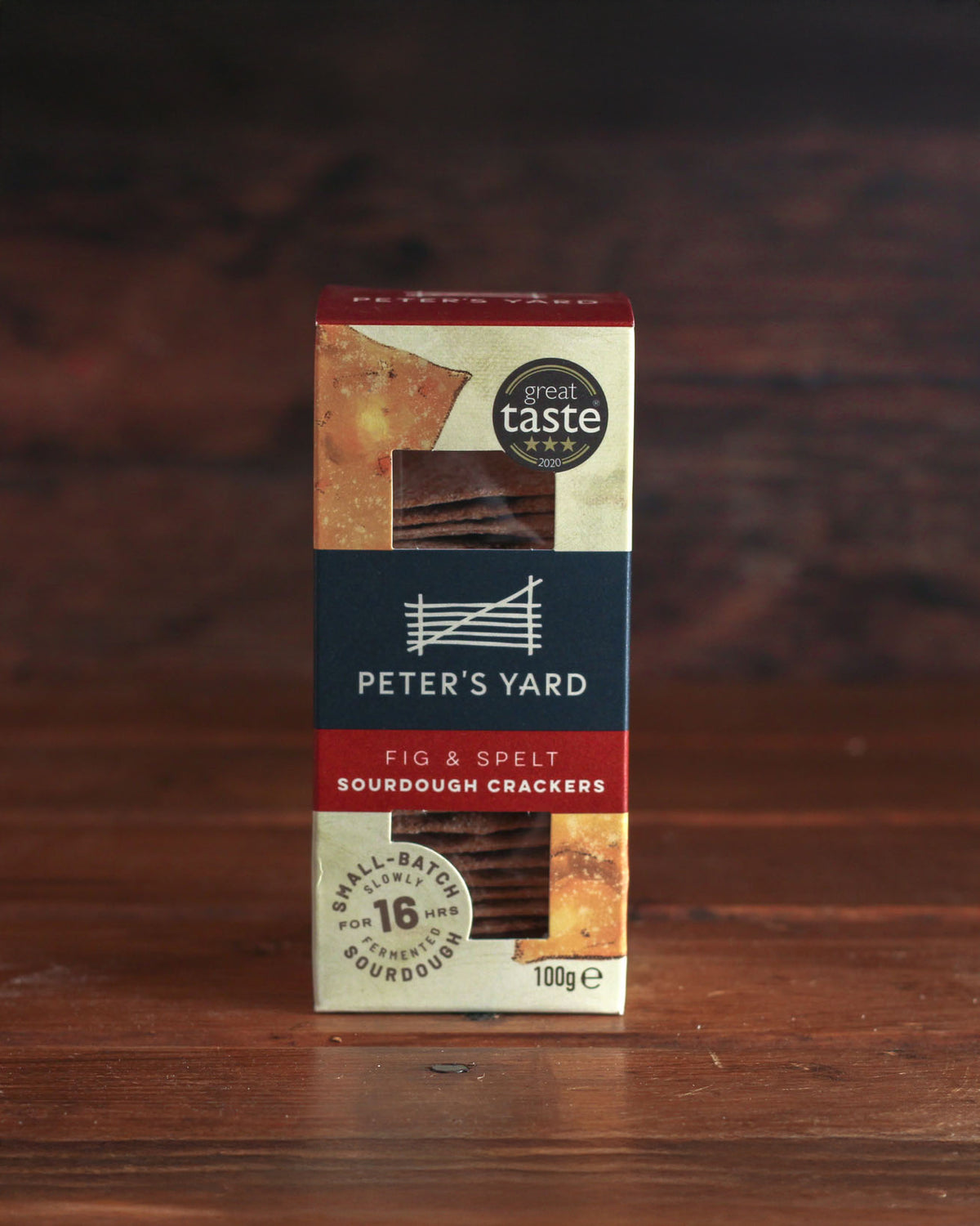 Peters Yard Original Fig & Spelt Crackers | Greendale Farm Shop