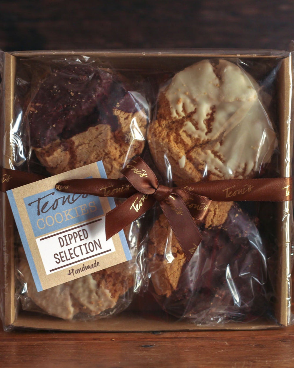 Teonis Dipped Cookie Selection Box | Greendale Farm Shop